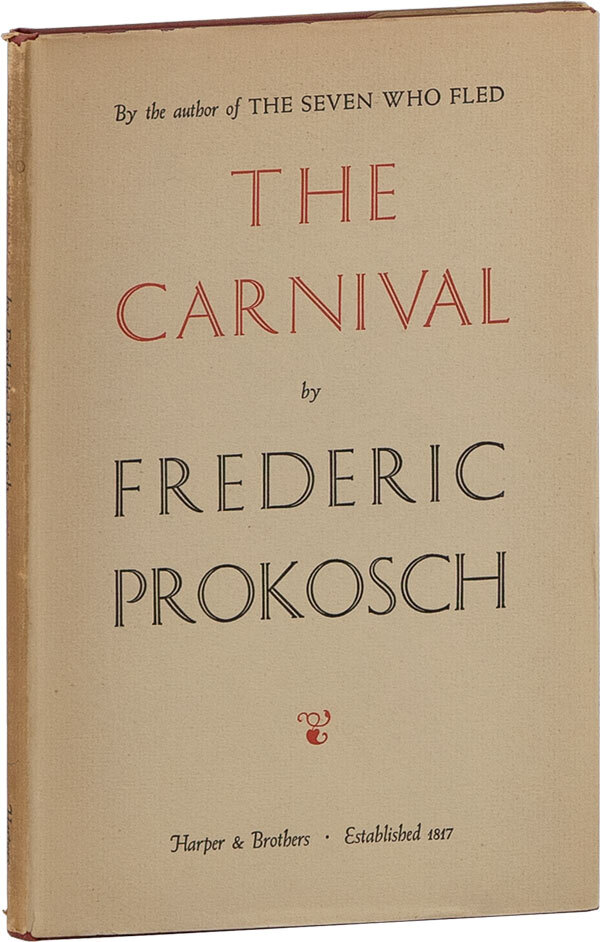 The Carnival. Poems | Frederic PROKOSCH | First Edition
